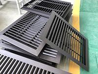 China Aluminum Rectangle Ventilation Blinds Return Air Outlet Diffuser Floor Standing ISO9001 for sale