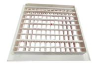 China ABS Plastic Square Air Conditioning Grilles Ceiling Mounted HVAC Diffuser 600x600 for sale