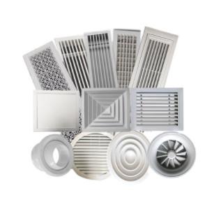 China Ventilation ABS Central Air Conditioning Outlet IP44 Waterproof Swirl Diffuser 315mm to 600mm for sale