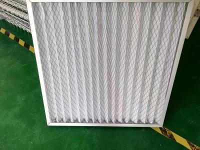 China Pleated Primary Air Filter Polyester Synthetic Fiber Cardboard Frame for sale
