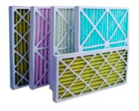 China G4 Pre Air Handler Filters Folded Cardboard Panel Primary Air Filter for sale