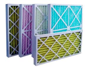 China G4 Pre Air Handler Filters Folded Cardboard Panel Primary Air Filter for sale