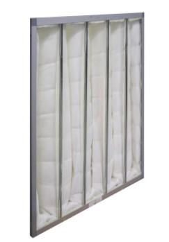 China CE Medium Air Handler Filters 5 Micron 595x595x500mm 3000m³/h for sale