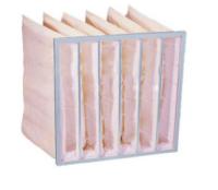 China ISO9001 Medium Air Handler HEPA Filters Large Dust Holding Capacity for sale