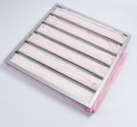 China ISO9001 Medium Air Handler HEPA Filters Large Dust Holding Capacity for sale