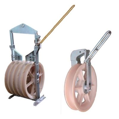 China Power Transmission Line Stringing Construction Bundled Conductor Aerial Helicopter Stringing Blocks for sale