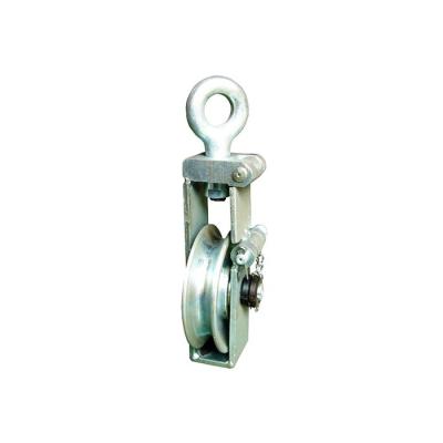 China Cable Pulley Block Small Wire Rope Ending Block For Tighten Up Conductor Wire for sale