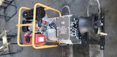 China Diesel Engine Motorised Winch For Transmission Line Tower Erection for sale