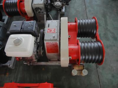 China Transmission Line Motorised Pulling Winch 3 Ton With Double Capastans for sale