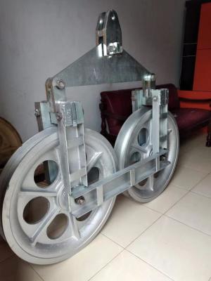 China Single Conductor Tandem Sheaves Stringing Blocks For Power Line Construction for sale
