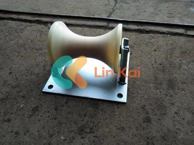China 10kN Capacity Straight Line Cable Pulling Rollers for sale
