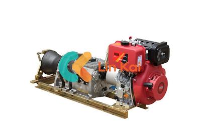 China Industrial Four Gear 5 Ton Fast Speed Diesel Winch With Special Weight Level for sale