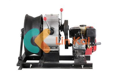 China Galvanized Take Up Pulling Winch / Wire Take Up Stringing Machine for Conductor Removal for sale