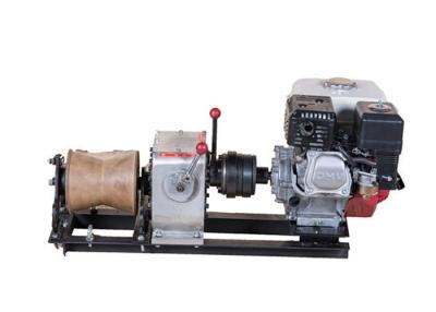 China 1 Ton Small Gasoline Cable Pulling Tools Engine Winch With Honda GX160 5.5HP for sale