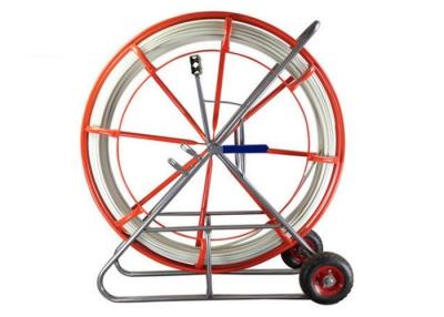 China Self Coiled Fiberglass Duct Rodder 295 Mm Bending Radius Spray Coating for sale