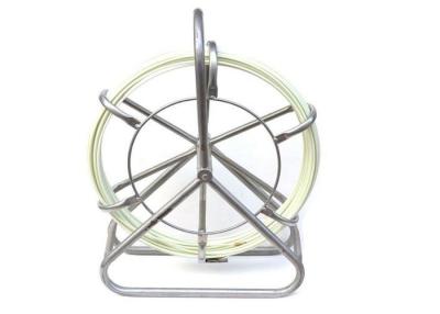 China Galvanized Frame Fiberglass Cable Puller Strength Resin With Rubber Wheel for sale