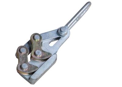 China 20kN Eccenter Ground Wire Rope Grip Puller,Square Steel Rope Wire Grip for sale