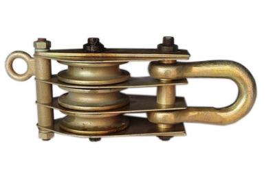 China 15T Heavy Duty Steel Snatch Hoisting Tackle For Overhead Line Construction for sale
