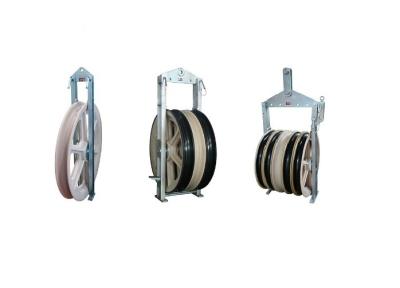 China Three Bundled SHD Conductor Pulley Block Line Stringing With Nylon Wheel for sale