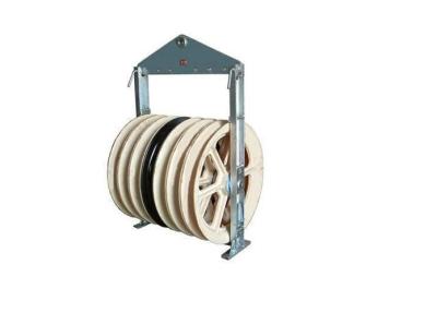 China Five Nylon Wheels Diameter 916mm Bundled Conductor Pulley For Overhead Line for sale