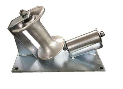 China 10KN Aluminum Wire Pulling Rollers , One Way Structure Cable Pulling Roller for sale