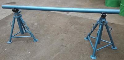 China Simple Mechanical Underground Wire Reel Stand Tools Blue / Yellow Handy For Lifting for sale