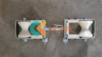 China Live Line Double Sheave Support Roller SH2 OPGW Stringing Pulleys for sale