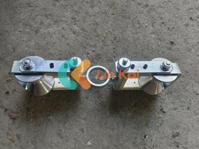 China OPGW Stringing Operations With Live Line Double Sheave Support Roller SH2 2.2kg for sale
