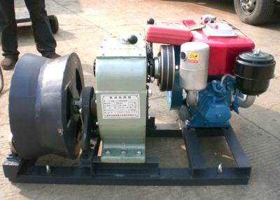China Power Construction Diesel Powered Winch , Cable Pulling Engine Powered Winch for sale