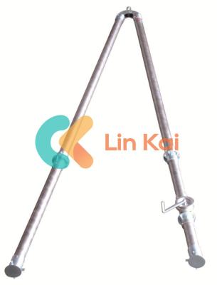 China A Type Aluminum Alloy Gin Poles In Tubular Construction for sale