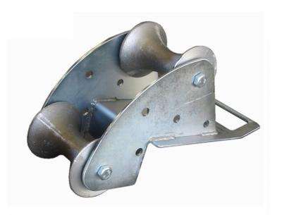 China Cable Laying Guide Roller Cable Bend Roller Manhole Lead In Cable Roller for sale