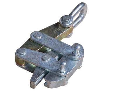 China 11-15mm Steel Rope Basic Construction Tools Anti Twist Steel Rope Gripper 50KN for sale