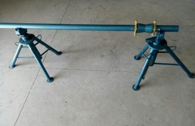 China Customized Electrical Cable Pulling Tools Simple Reel Payout Stand 1 - 5 Ton Mechanical Cable With Screw Mandrel for sale
