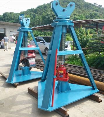 China Adjustable Height Tower Erection Tools Hydraulic Reel Jack 500kn Rated Load for sale
