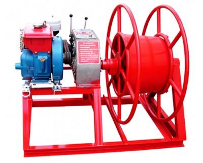 China 3600rpm Speed 5 Ton Power Puller Winch Wire Take Up With GX160 Gasoline Engine for sale