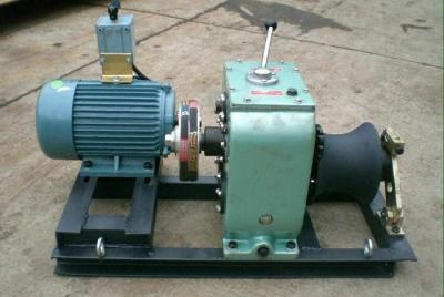 China Line Construction Tool 3 Ton Cable Winch Puller With 3KW Electromotor for sale