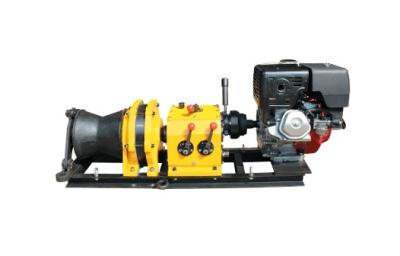 China Speedy Shaft Drive Transmission Cable Winch Puller With Gasoline Honda GX390 13HP Engine for sale