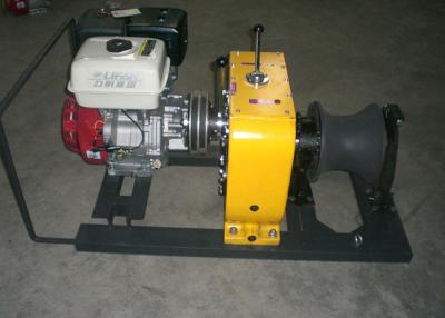 China 8 Ton Cable Winch Puller Line Construction Gasoline Engine For Pulling Hoisting for sale