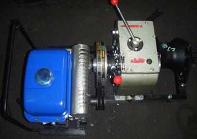 China 200kg High Speed Cable Pulley Machine Gasoline / Petrol Powered Winch 5 Ton for sale
