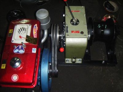 China 4.41kw Power Cable Puller With 6.6hp Diesel Engine 168kg ISO Certification for sale