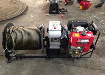 China Capacity 30KN 3 Ton Power Puller Winch Pulling / Hoisting 8m / Min Fast Traction Speed for sale