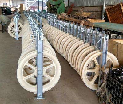 China MC Nylon Sheave 660mm Stringing Block For Overhead Line Transmission for sale