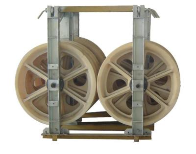 China Three Nylon Conductor Transmission Line Stringing Tools Customized Bundled Stringing Block for sale
