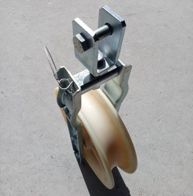 China Large Diameter 20KN Rated Load Conductor Stringing Blocks for sale