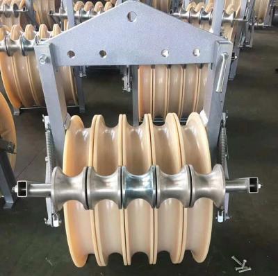 China Transmission Line Grounding Roller Conductor Stringing Blocks for sale