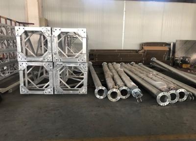 China Aluminum Alloy Tower Eretion Concrete Electric Pole for sale