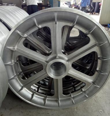China Aluminum Wheel Rubber Transmission Stringing Blocks Pulley Sheaves OEM 80x50 for sale