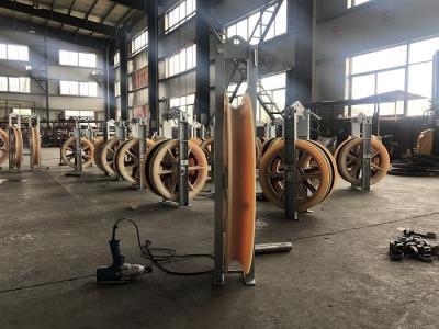 China 20 40 60kN Transmission Line Overhead Wire Stringing Blocks OD660mm for sale