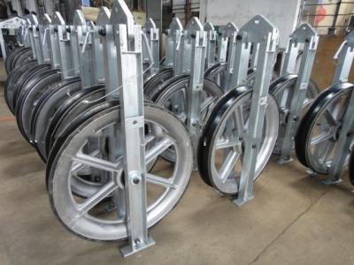 China 400KV Transmission Line 660mm Aluminum Conductor Pulley for sale