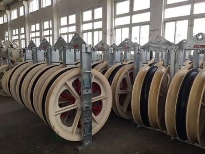 China Bundled Aluminum Conductor Pulley For 220KV Transmission Line for sale
